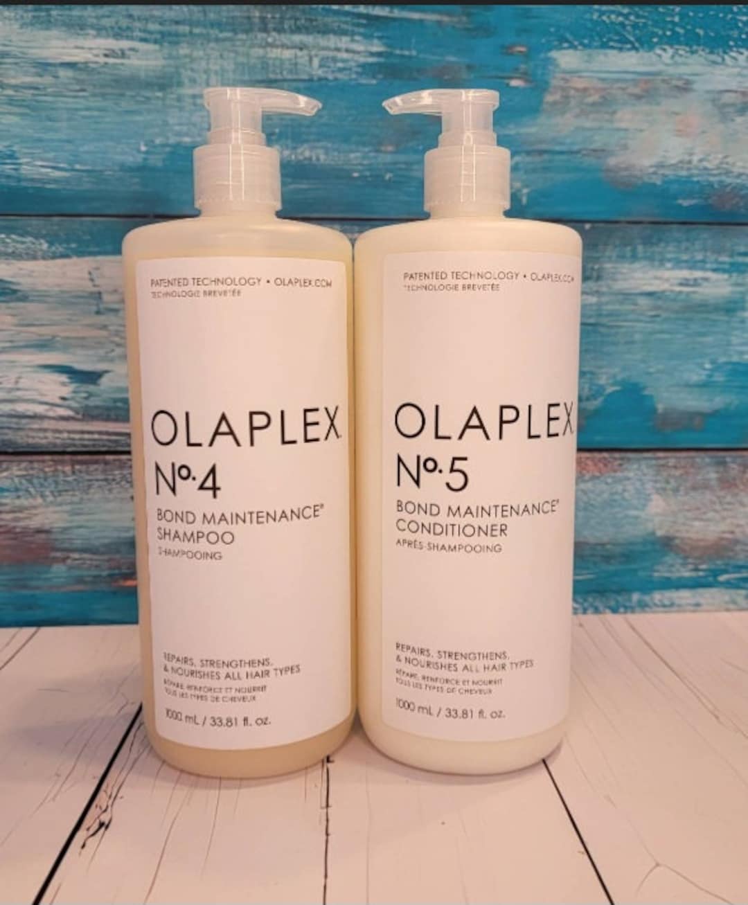 Olaplex No 4 and No 5 Bond Maintenance Jumbo Size Shampoo and ...