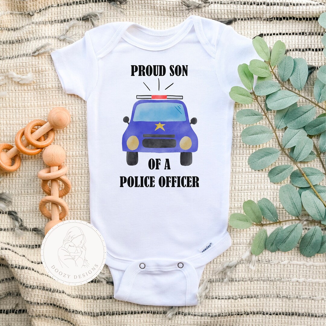 Police Onesie ® for Boy, Police Baby Gifts, Police Baby Clothes, Proud ...