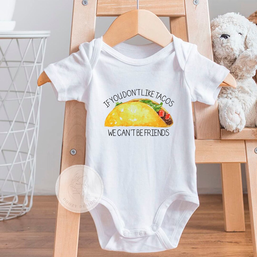 Taco Baby Bodysuit, Mexican Baby Shirt, Fiesta Shirt, Unisex Baby ...