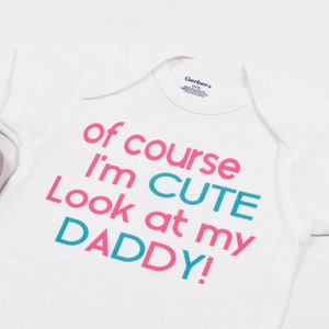 Daddy Baby Onesie ® - Funny Baby Clothes - Dad Baby Shirt - New Dad ...