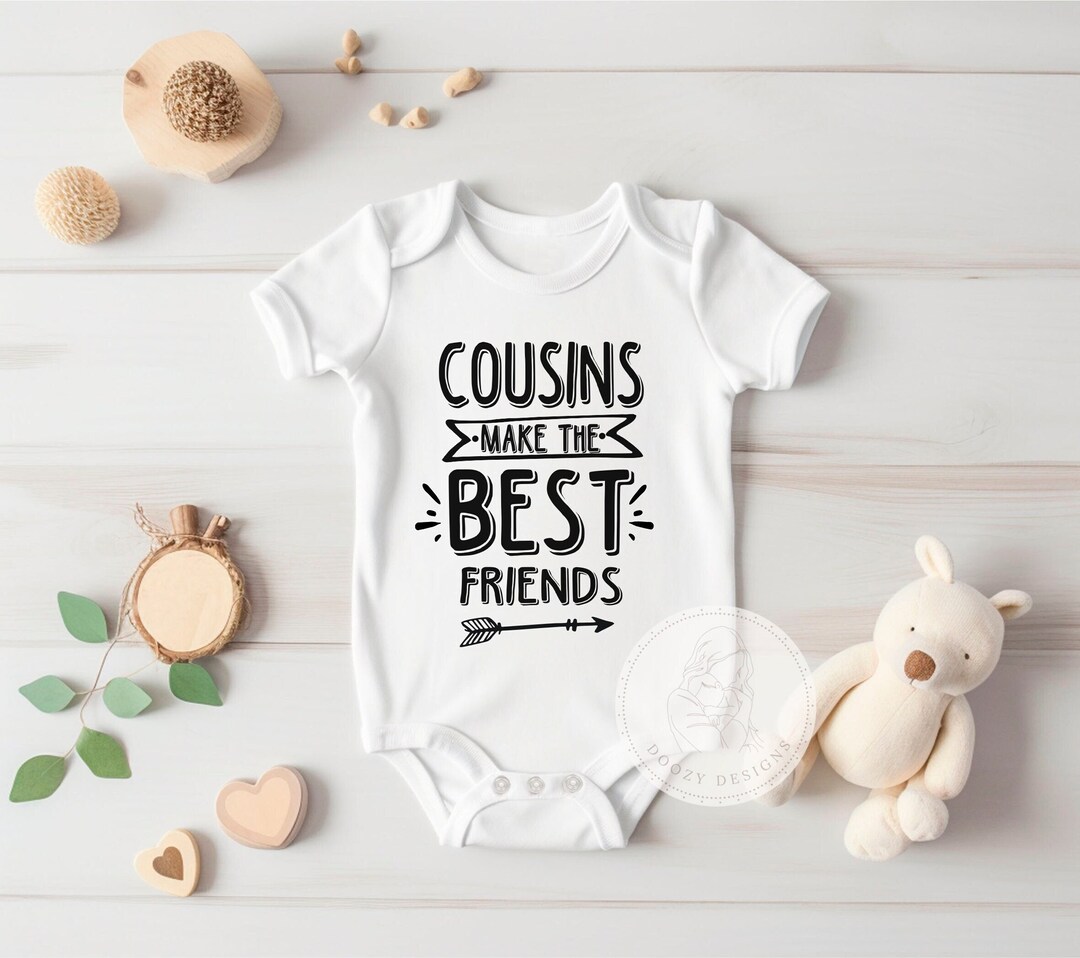 Cousins Make the Best Friends Bodysuit or Shirt, Cousin Baby Announcement, Cousin Pregnancy ...