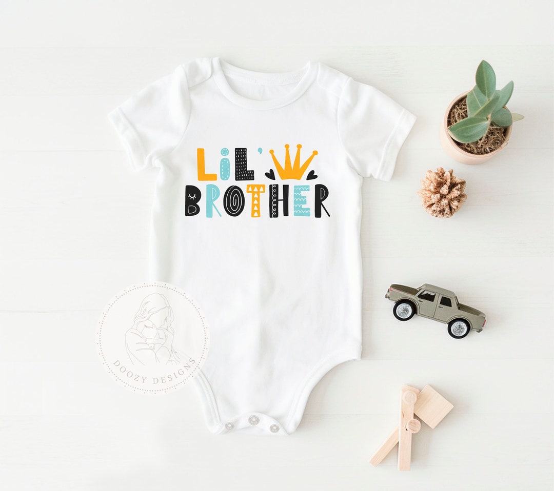 Little Brother Baby Boy Bodysuit, Little Brother Shirt for Toddler ...