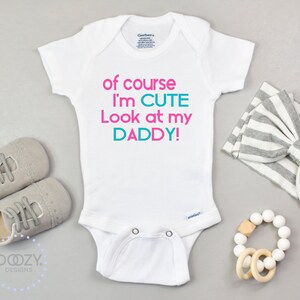 Daddy Baby Onesie ® - Funny Baby Clothes - Dad Baby Shirt - New Dad ...