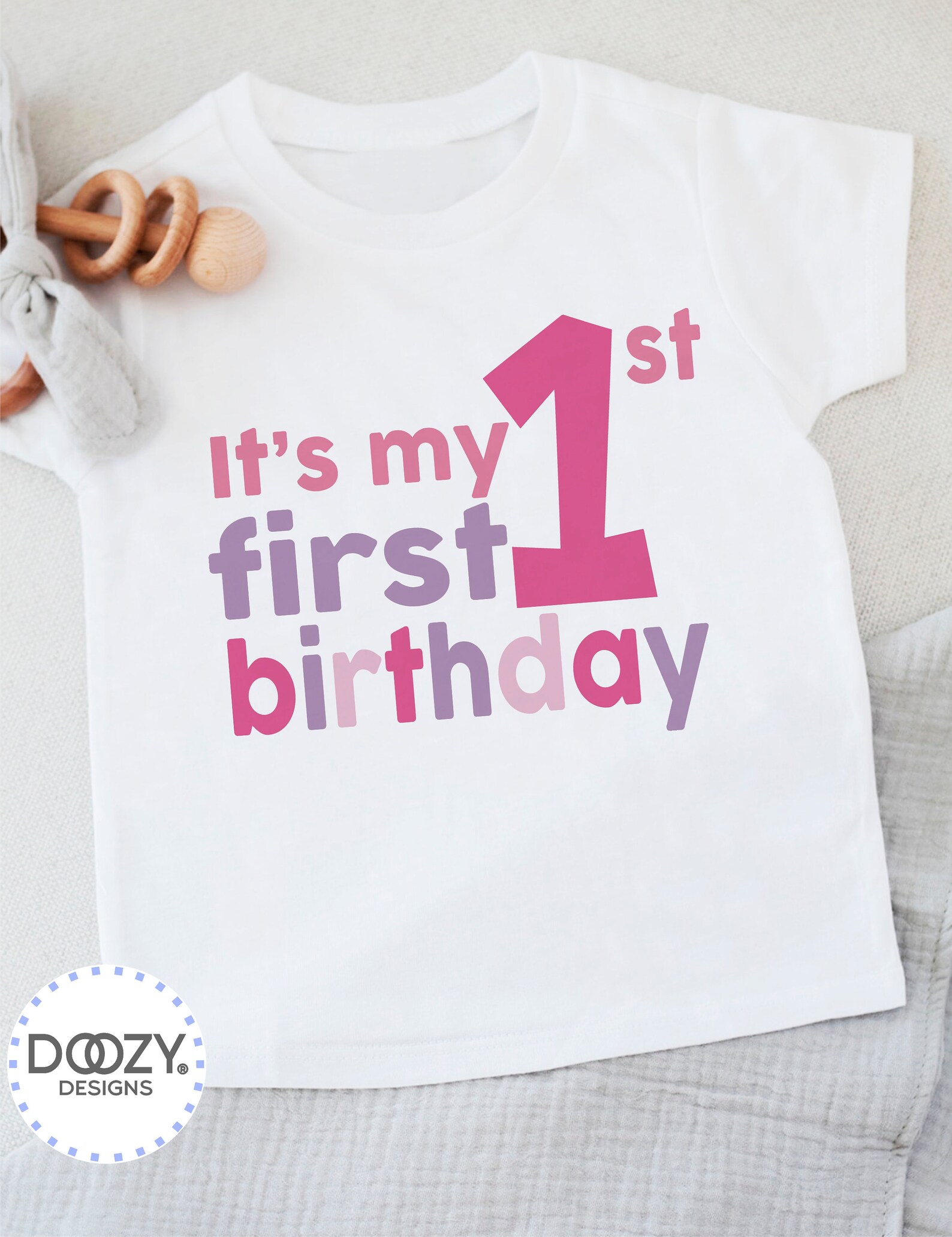 My First Birthday Shirt for Baby Boy or Girl Custom First - Etsy
