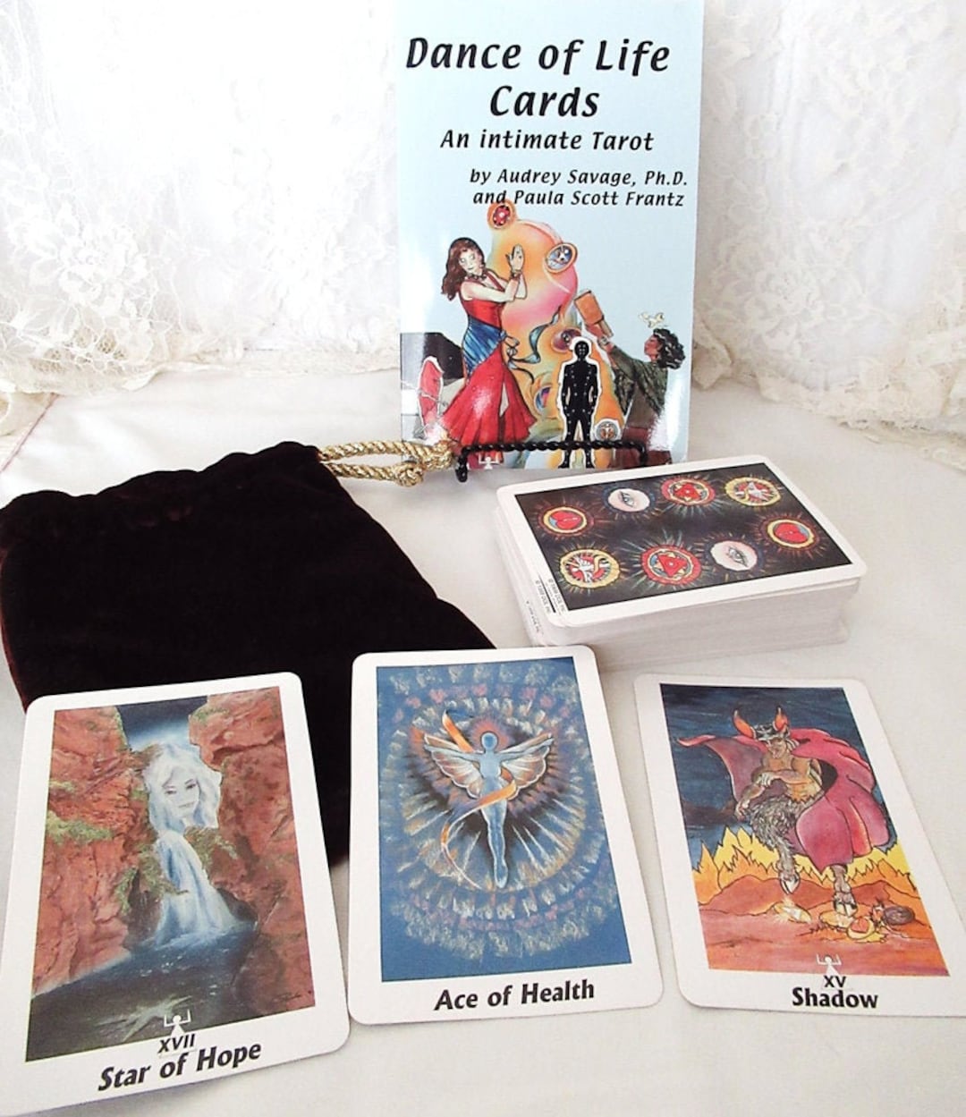 Dance of Life Cards Tarot Deck & Book Set With Velvet Tote - Etsy