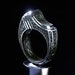 Geometric Ring | Signet Ring Men | Cyberpunk Clothing | Futuristic ...