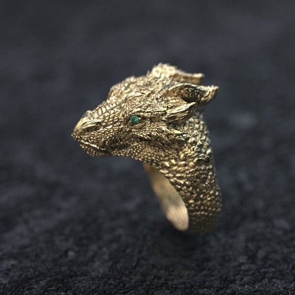 Dragon Ring - Etsy