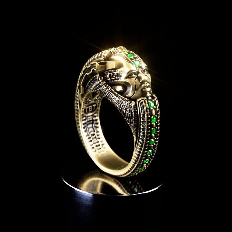 Modern Gold Ring - Etsy