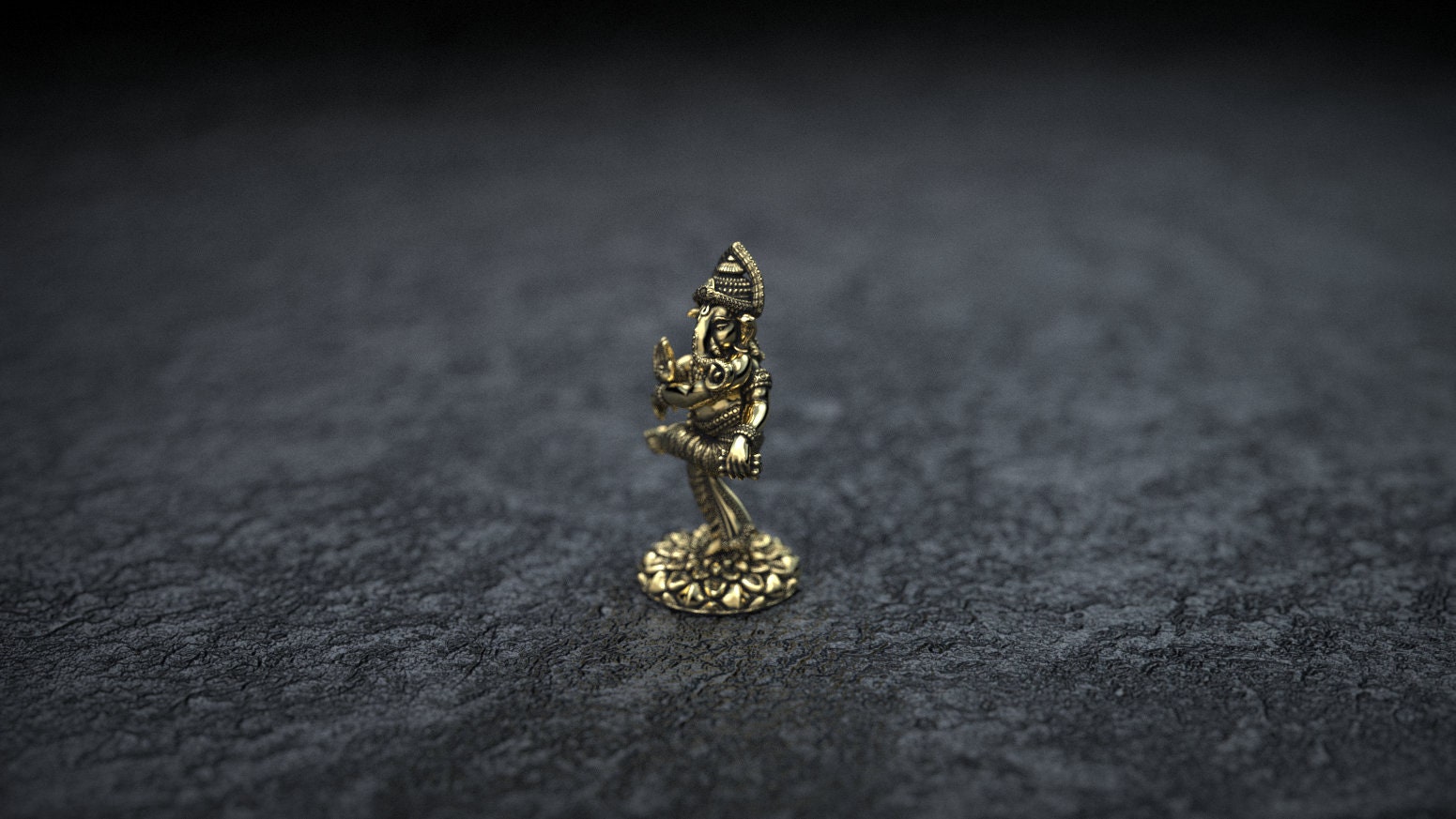 Gold Ganesha Statue | Lord Ganesha Statue | Solid Gold Hindu Idol ...
