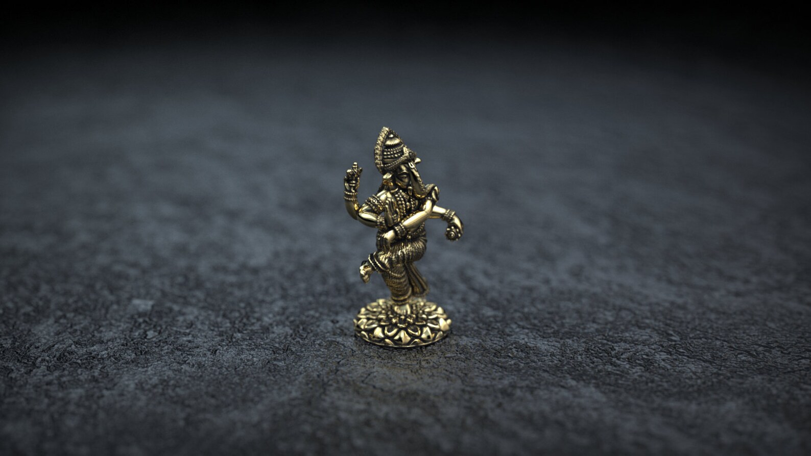 Gold Ganesha Statue | Lord Ganesha Statue | Solid Gold Hindu Idol ...