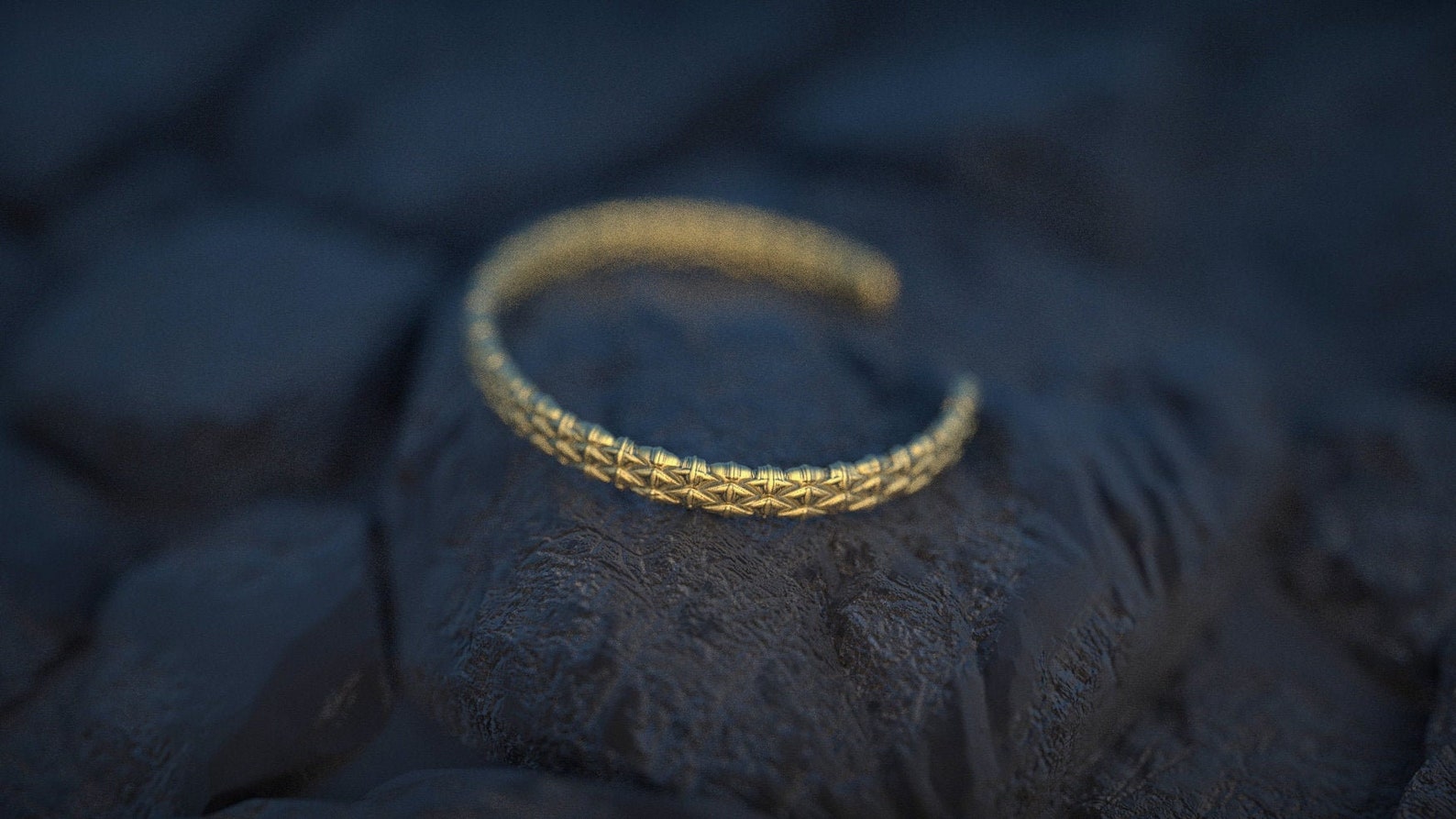 14k Gold Snake Bangle Bracelet | Gold Snake Scales Bangle | Gold Cuff ...