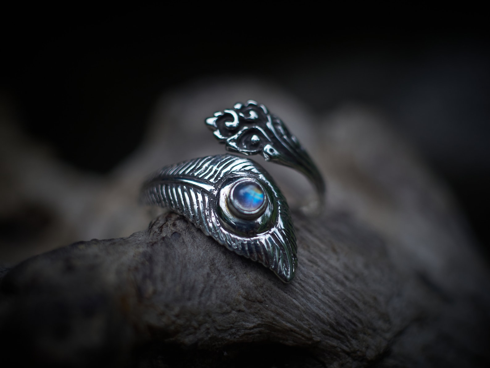 Silver Feather Ring | Feather Jewelry | Feather Lover | Feather Ring ...