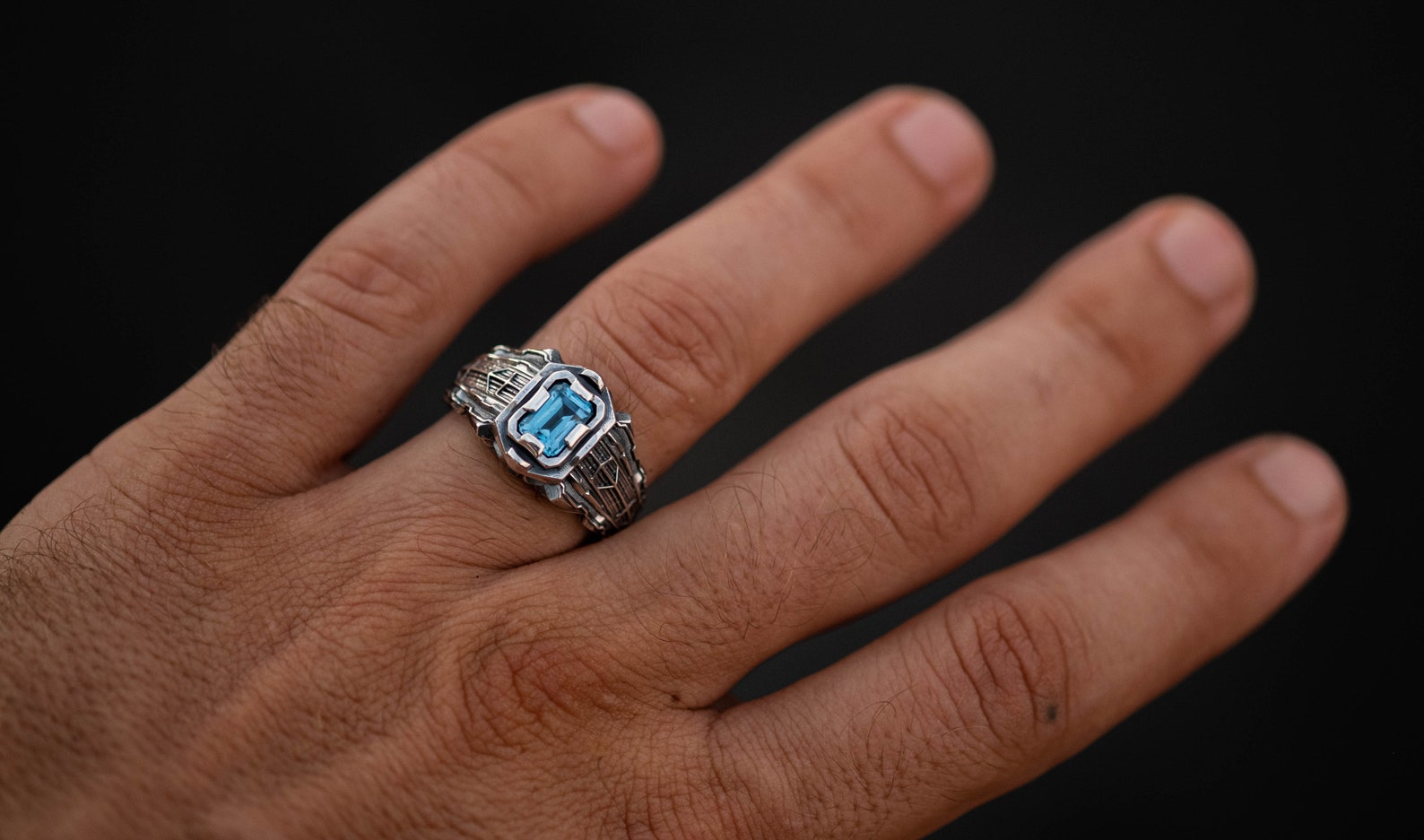 Futuristic Statement Ring Cyberpunk Clothing Gothic Ring - Etsy