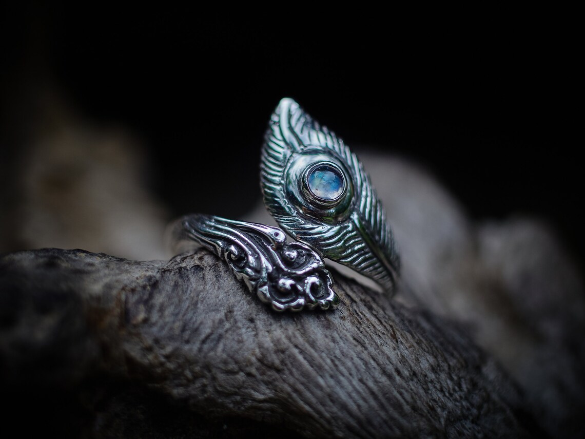 Silver Feather Ring | Feather Jewelry | Feather Lover | Feather Ring ...