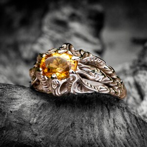 Gold Elven Ring 'vibra' Gothic Engagement Ring Elvish Ring Elven ...