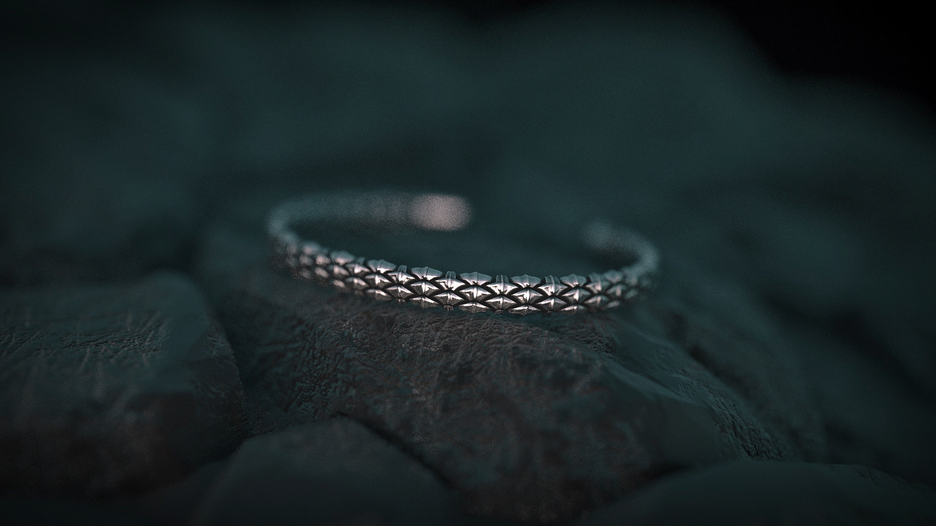 Silver Cuff Bracelet | Silver Bangle Bracelet | Snake Scales Bangle ...