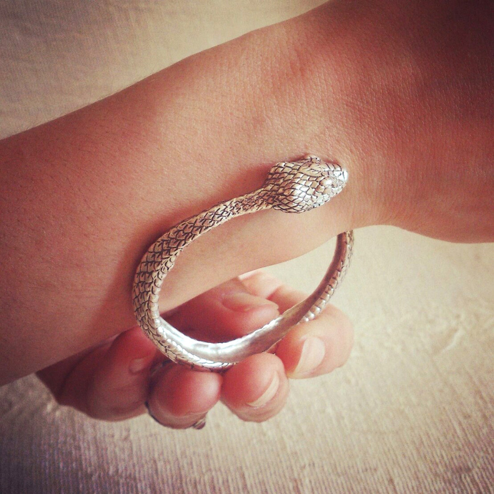 Snake Bangle | Cobra Bracelet | Silver Snake Bracelet | Serpent ...