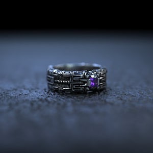 Futuristic Ring | Sci-fi Ring 'arrakis', Cyberpunk Clothing, Post ...