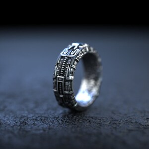 Futuristic Ring | Sci-fi Ring 'arrakis', Cyberpunk Clothing, Post ...