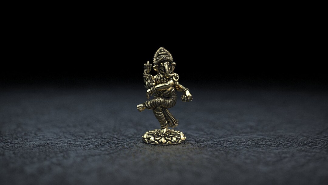 Gold Ganesha Statue | Lord Ganesha Statue | Solid Gold Hindu Idol ...