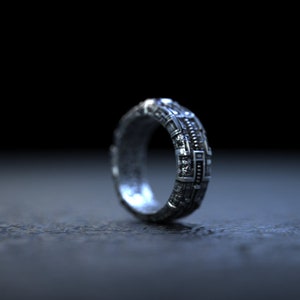 Futuristic Ring | Sci-fi Ring 'arrakis', Cyberpunk Clothing, Post ...