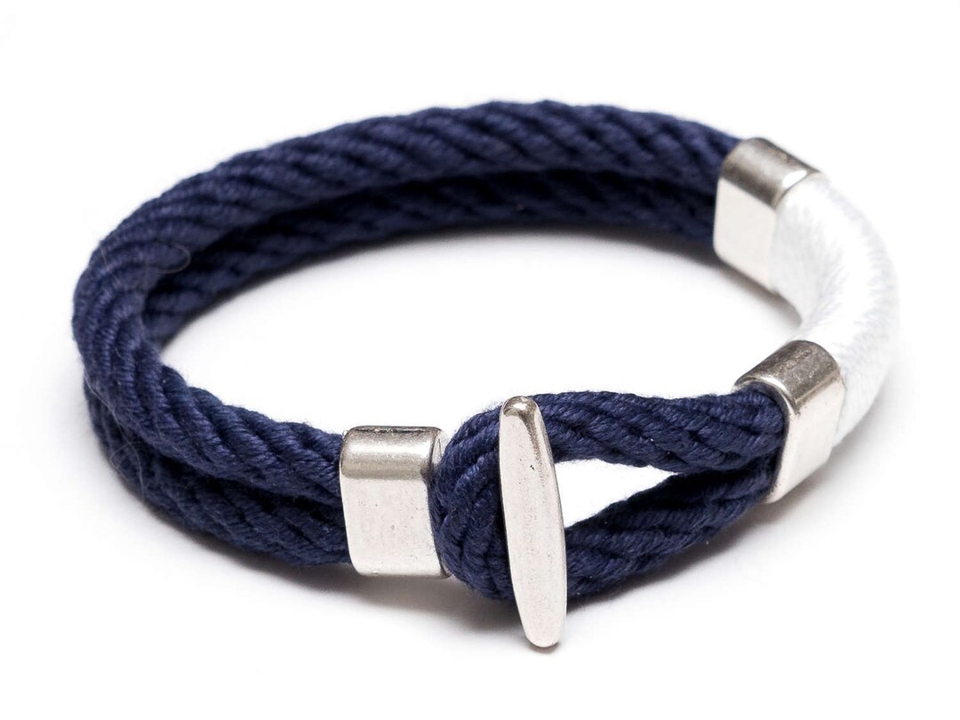 Nautical Rope Bracelet / Nautical Jewelry / White Rope Bracelet ...