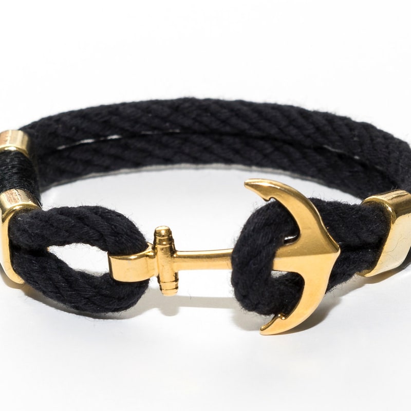 Anchor Bracelet - Etsy