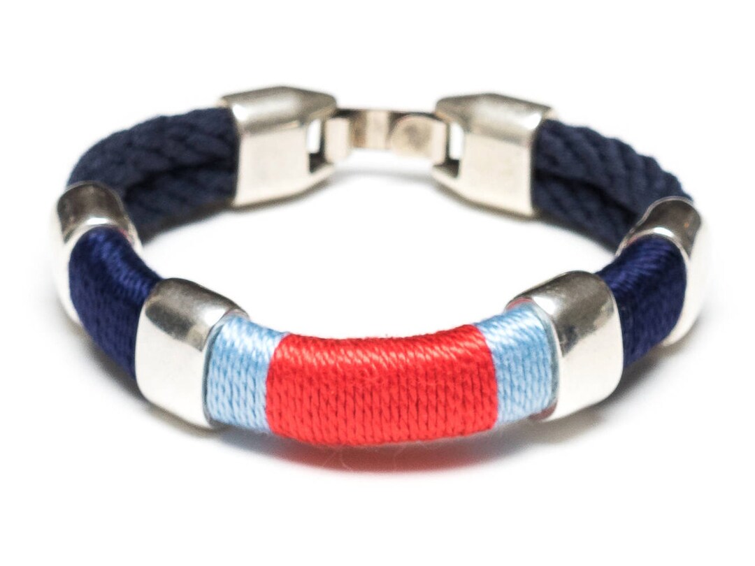 Nautical Rope Bracelet / Nautical Jewelry / Navy Blue Rope Bracelet ...
