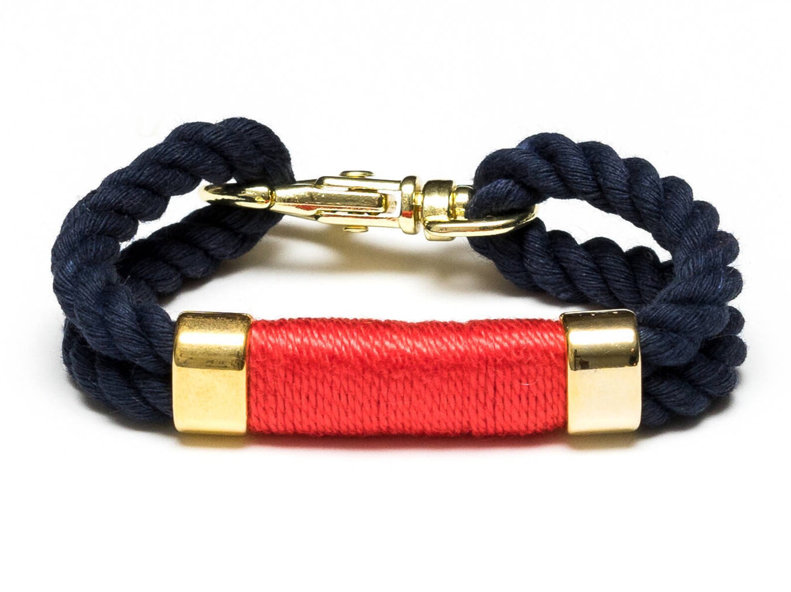 Nautical Rope Bracelet / Navy Rope Bracelet / Coral Navy Rope - Etsy