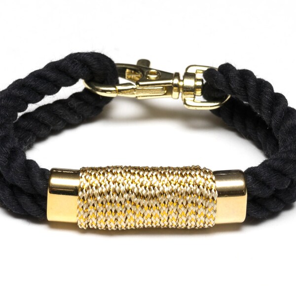 Black Rope Bracelet - Etsy