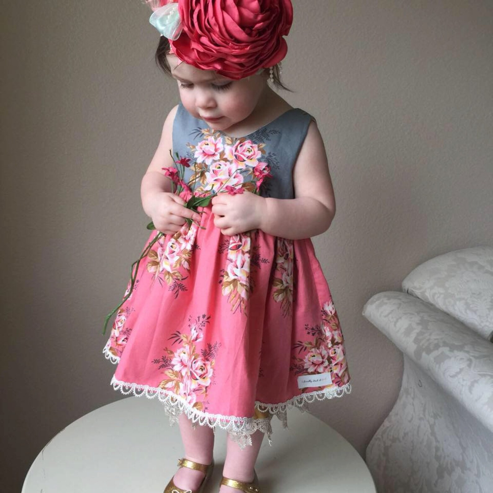 Adele Dress PDF Sewing Pattern, Ruffle Neckline: Sizes 1 to 10 - Etsy Australia