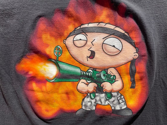 Stewie Griffin With A Gun Drawing