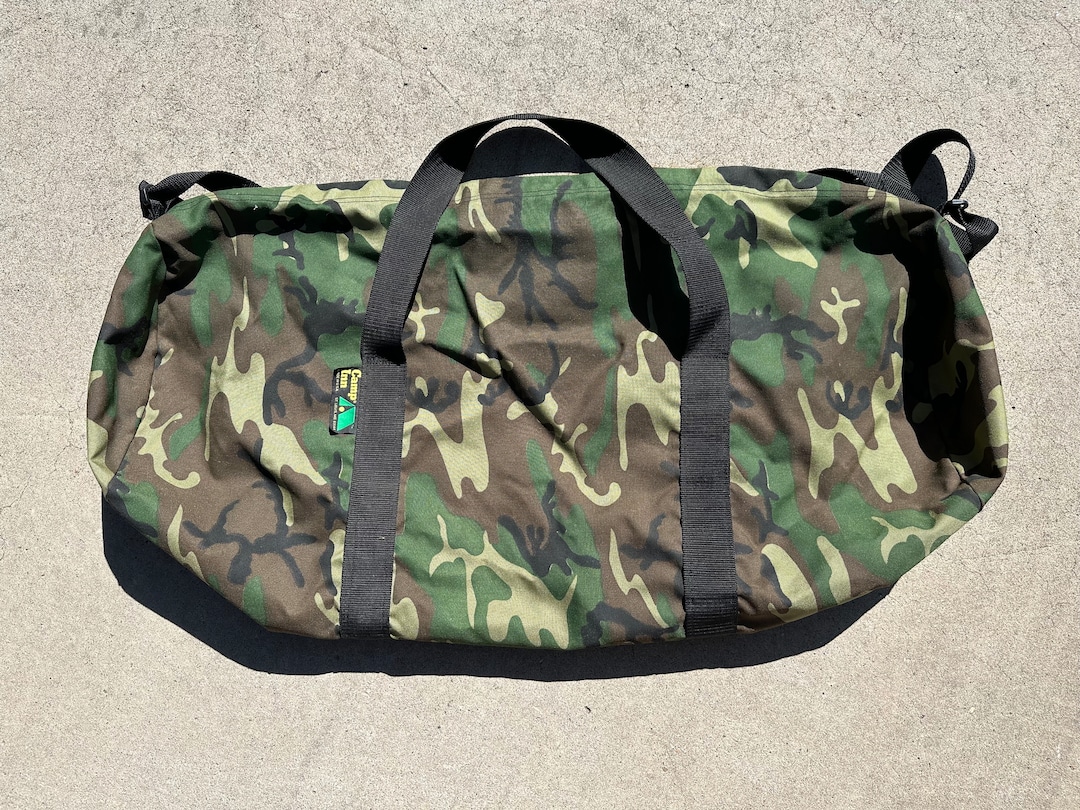 Vtg 90s Camp Inn Camouflage Large Duffle Bag NWOT - Etsy