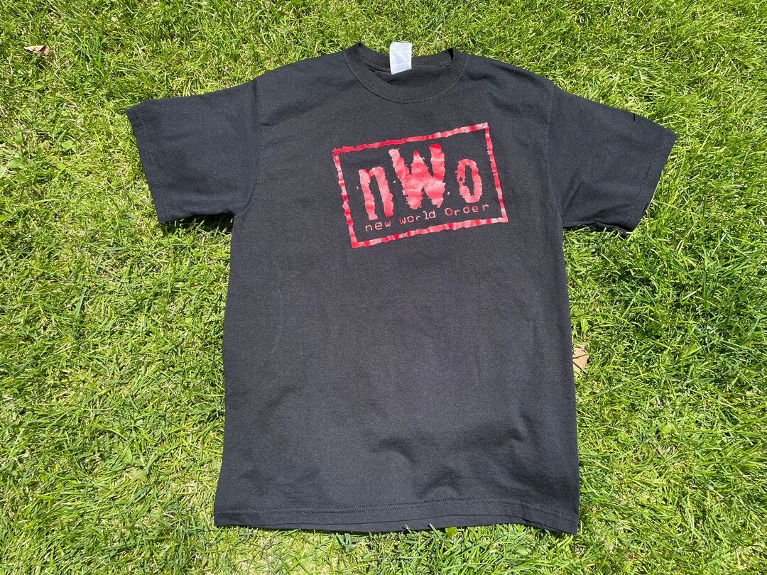 Vtg 90s NWO New World Order Wolf Pac WWF Wrestling Printed T-shirt - Etsy