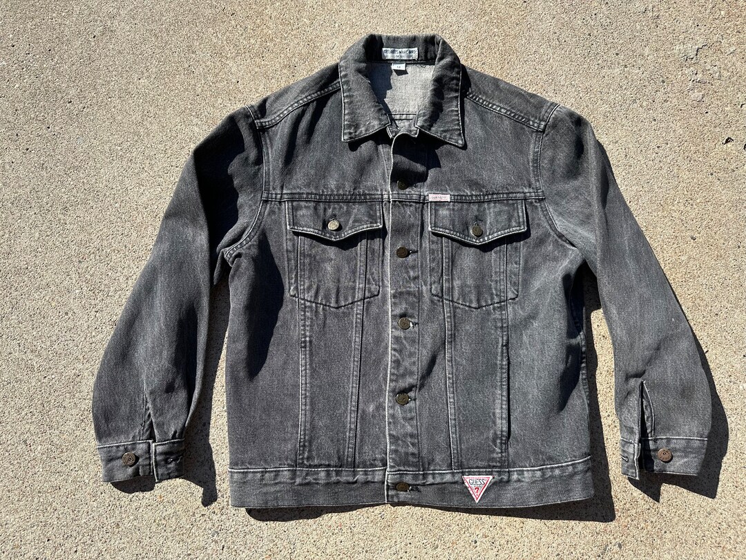 Vtg 90s Georges Marciano for Guess Denim Jean Jacket - Etsy