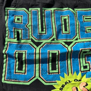 Vtg 90s Rude Dog Seal of Disapproval Single Stitch Printed - Etsy