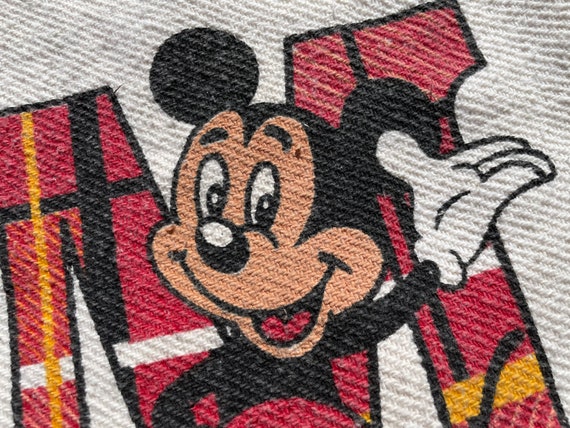 Vtg 90s Bootleg Disney Mickey Mouse Drag String Duffl… - Gem