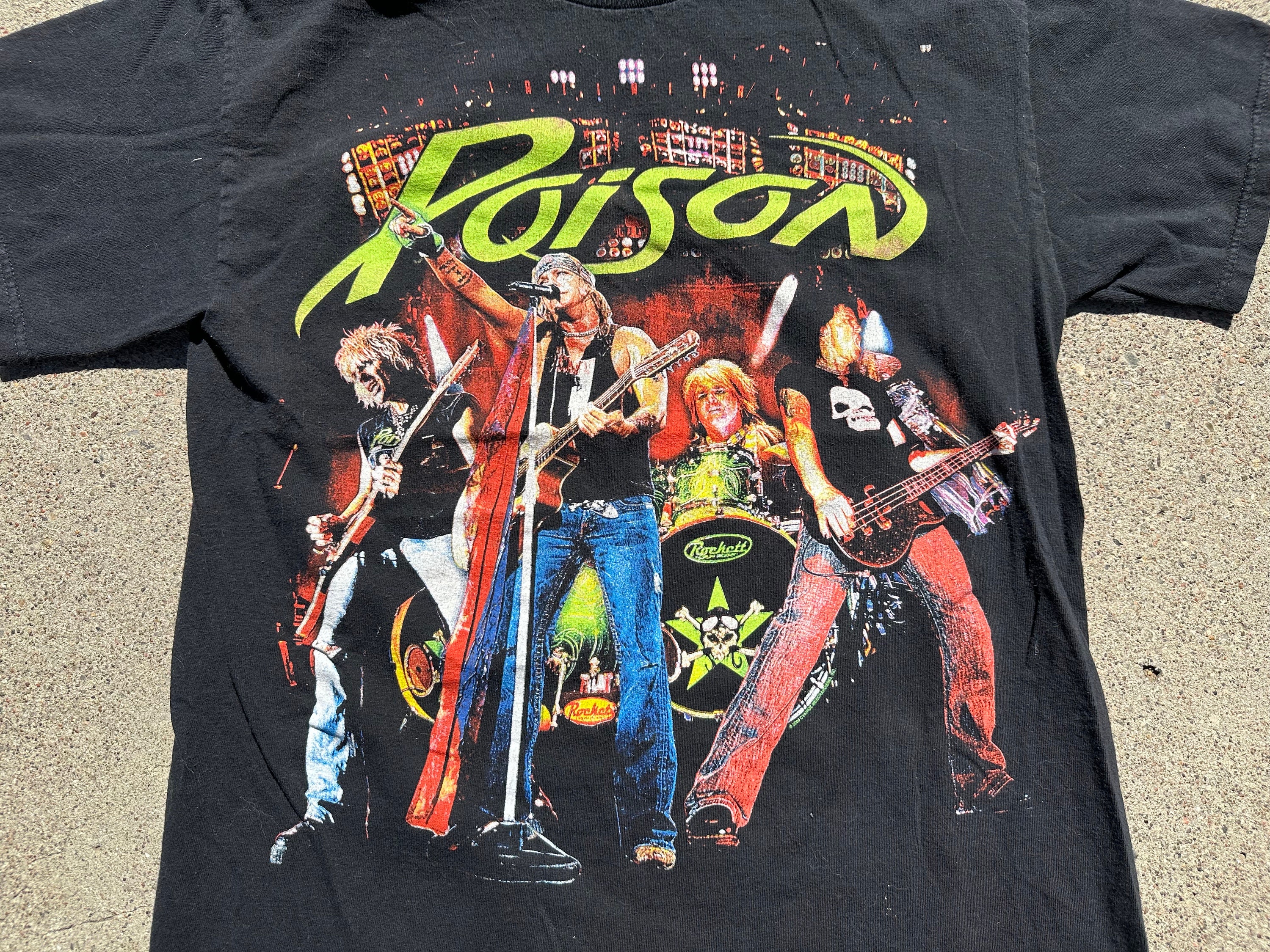 Y2K Poison Concert Tour Front and Back Printed T-shirt - Etsy