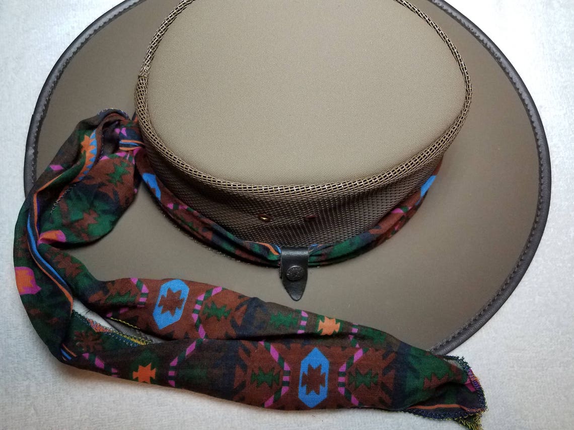 Aussie Hat, Australian Hat, Safari Hat, Beaded Hat Band, Canvas Hat ...