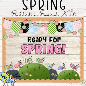 Marching Into Spring Bulletin Board Kit: Classroom Decor (digital ...