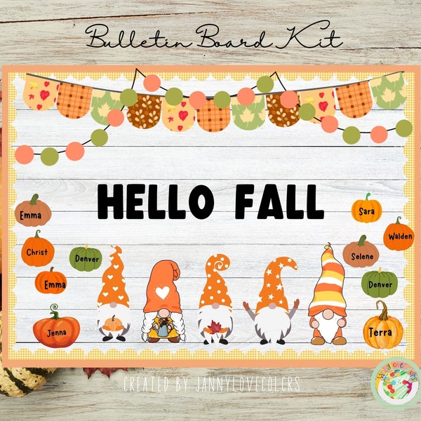Fall Bulletin Board - Etsy