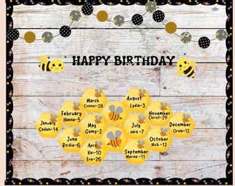 Bee Classroom Birthday - Etsy