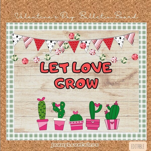 Let Love Grow Bulletin Board - Etsy