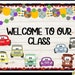 Summer Car Bulletin Board Kit: Cruising Into Summer (PDF) - Etsy