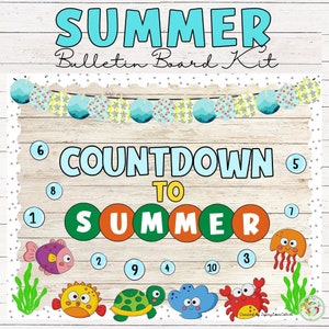 Countdown to Summer Bulletin Board Kit (digital Download) - Etsy