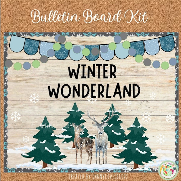 Christmas Bulletin Board Kit - Etsy