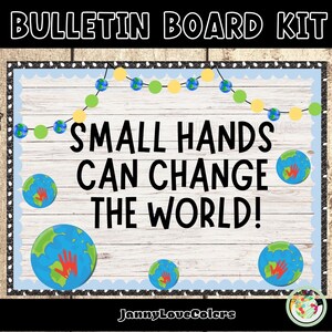 Earth Day Bulletin Board Kit | Classroom Bulletin Board | Earth Day ...