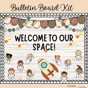 Welcome to Outer Space Bulletin Board Kit Classroom Decor - Etsy