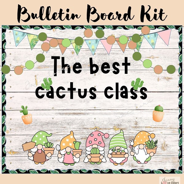 Cactus Bulletin Board - Etsy