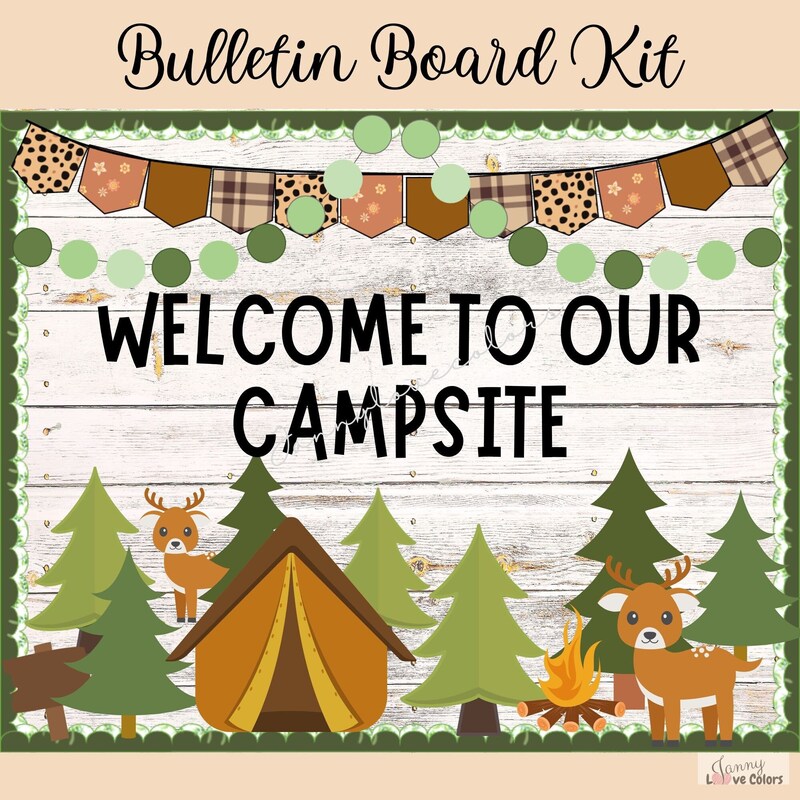 Camping Bulletin Board - Etsy